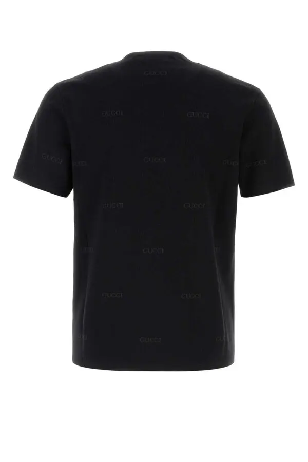 Gucci Embroidered Wool Blend T-shirt