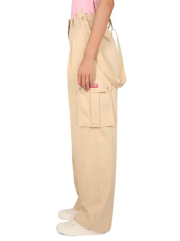 Kenzo Cargo Pants - Cream