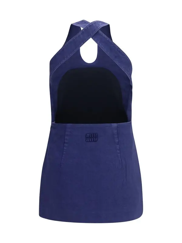 Miu Miu Short Cotton Dress