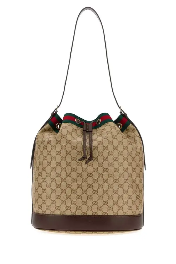 Gucci Gg Canvas Bucket Bag