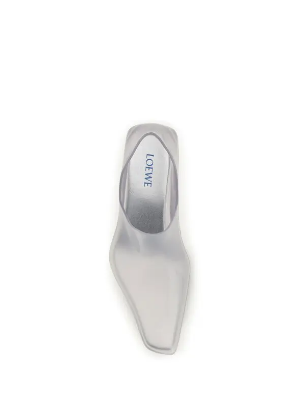 Loewe Pvc Ankle Boots - White