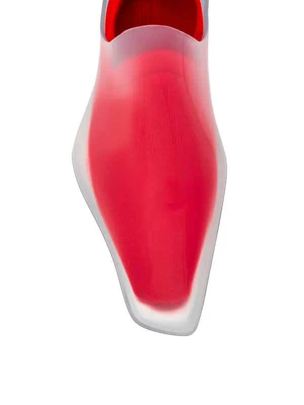 Loewe Pvc Ankle Boots - White