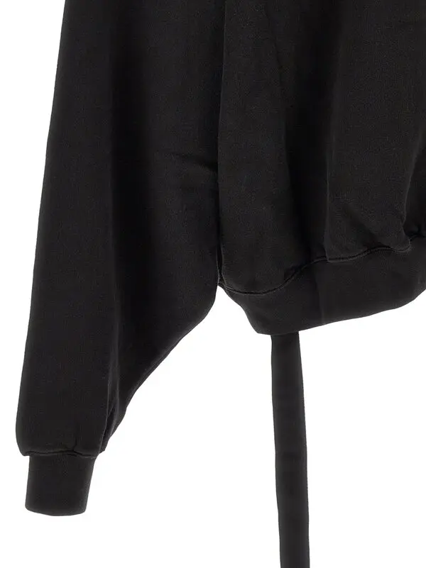 Rick Owens Mountain Hun Hoodie - Black