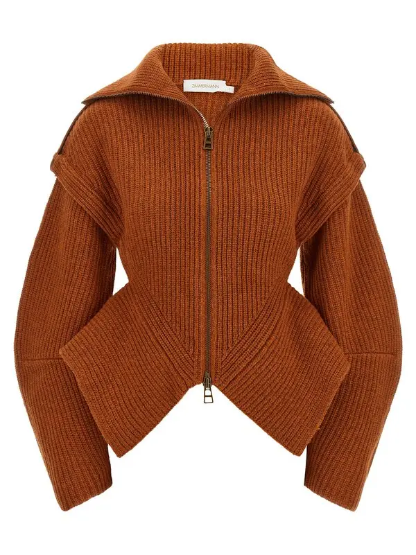 Zimmermann Valiant' Cardigan - Orange