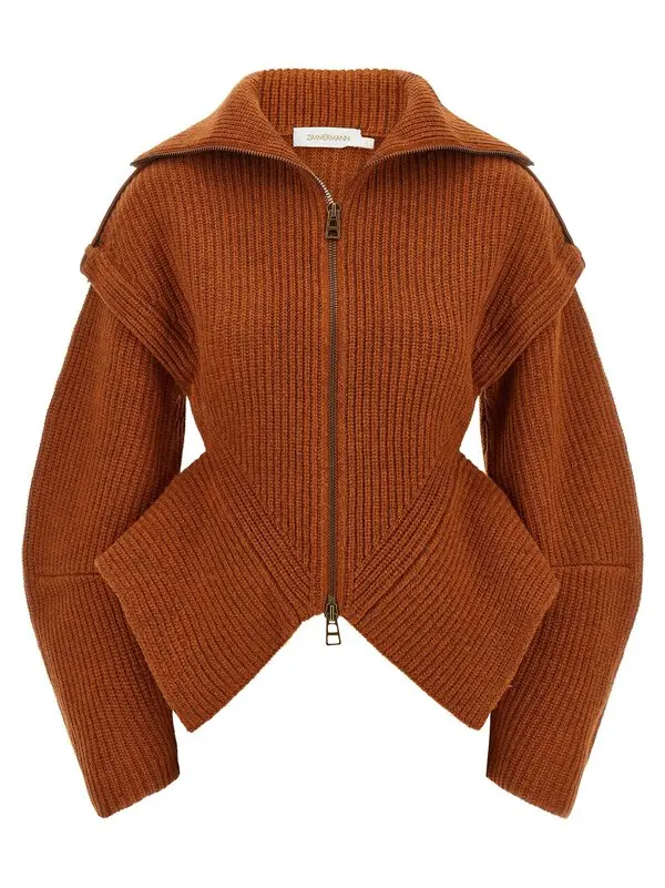 Zimmermann Valiant Cardigan - Orange