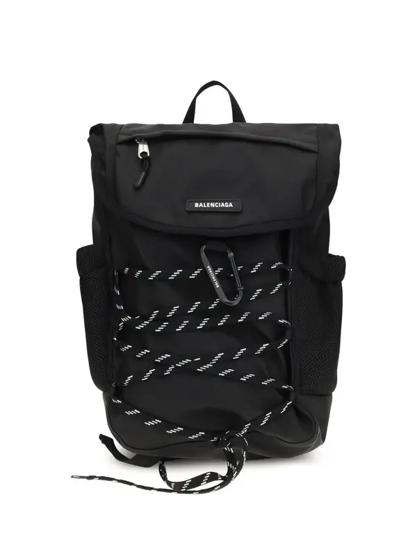 Balenciaga Metal Carabiner Detail Backpack