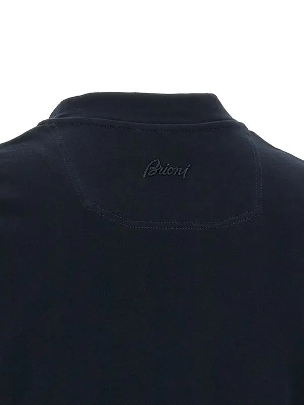 Brioni Logo Embroidery T-shirt