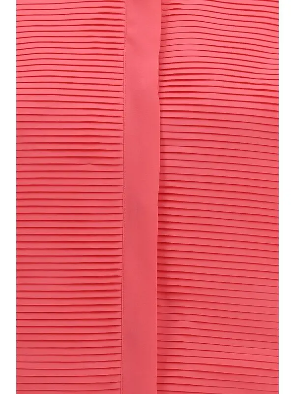 TOM FORD Silk Pleated Bib Tuxedo Shirt - Pink