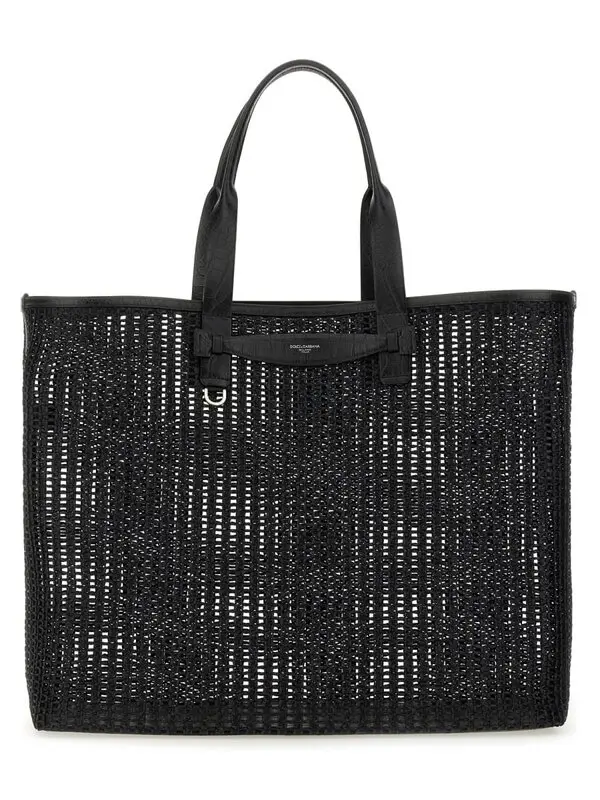 Dolce & Gabbana Woven Mesh Shopping Bag