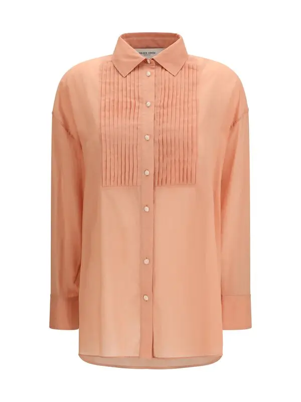 GOLDEN GOOSE Cotton Shirt - Brown
