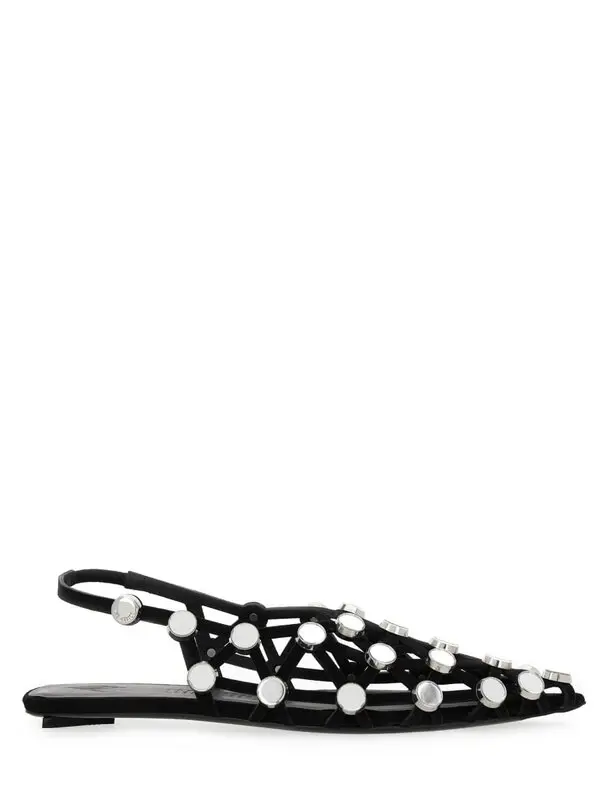 Attico Dancer Grid Shoes - Black