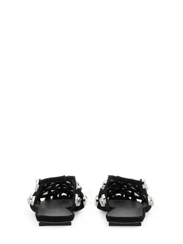 Attico Dancer Grid Shoes - Black