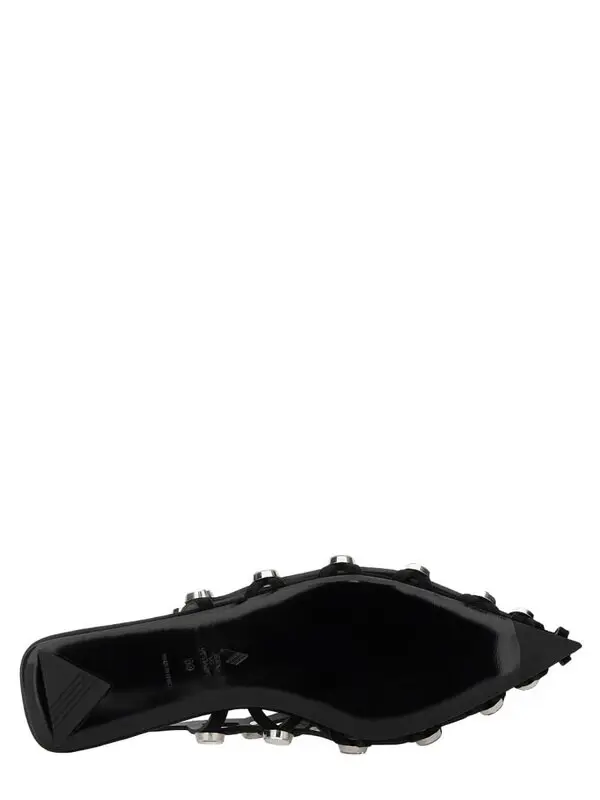 Attico Dancer Grid Shoes - Black