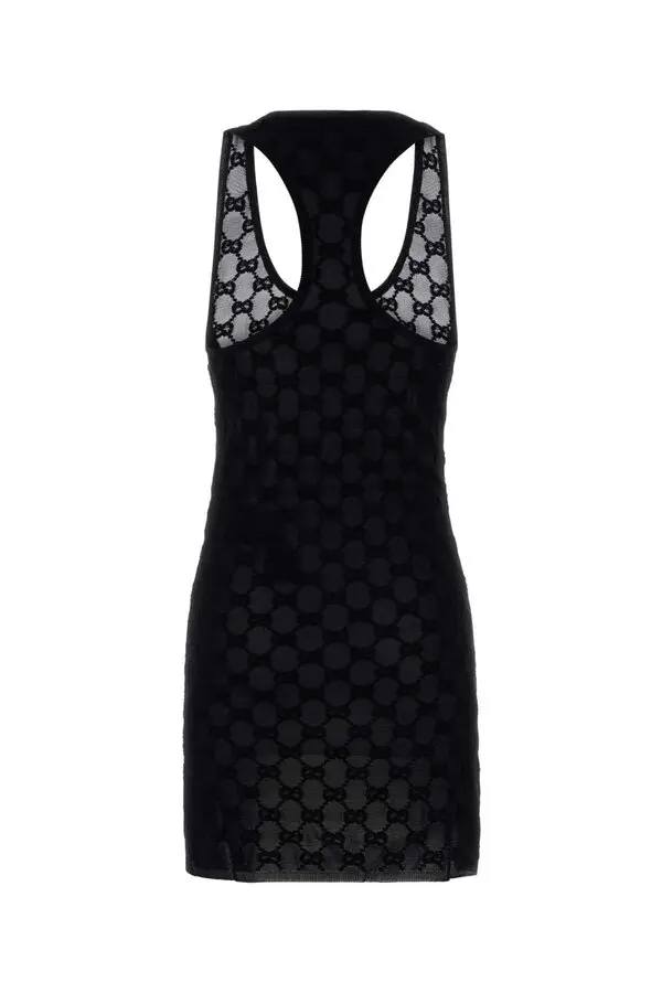 Gucci Viscose Blend Dress - Blue