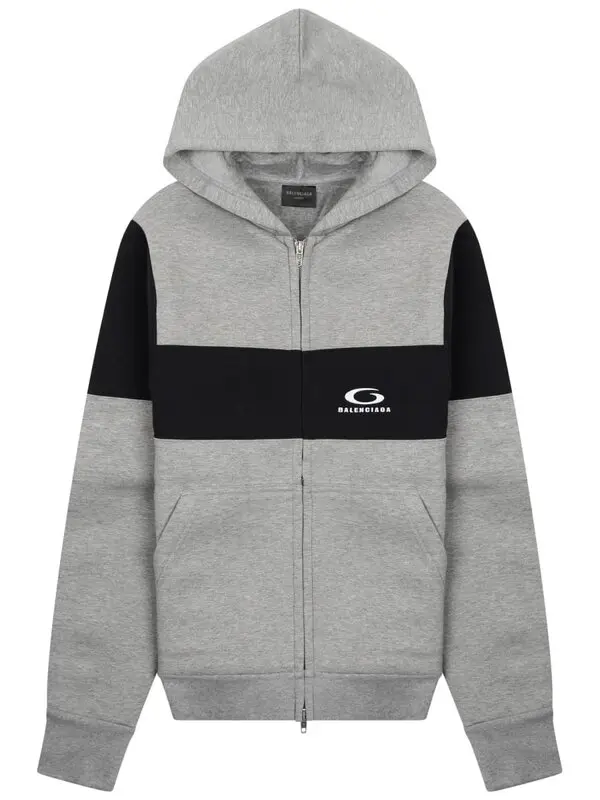 Balenciaga Sweatshirt With Logo - Gray