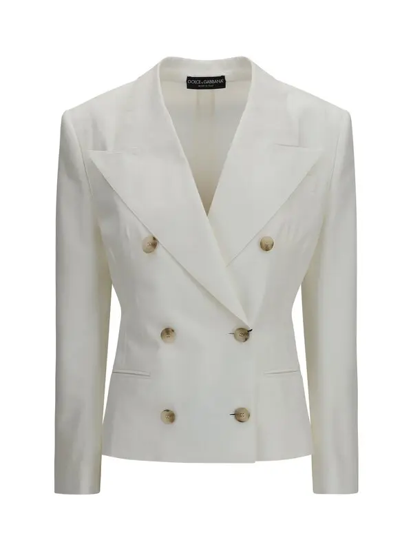 Dolce & Gabbana Double-breasted Blazer - White
