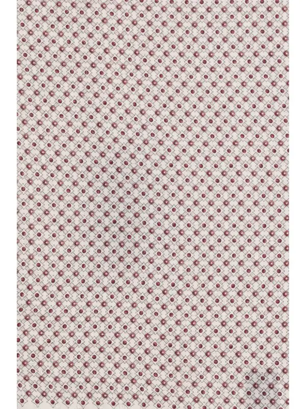 Brunello Cucinelli Silk Pochette With Geometric Pattern - Multicolor