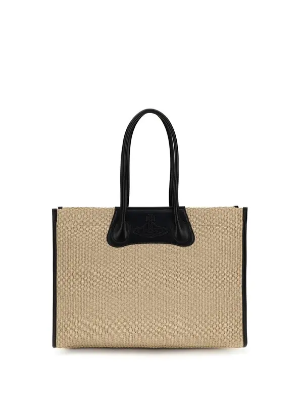 VIVIENNE WESTWOOD Troy Tote Bag - Cream
