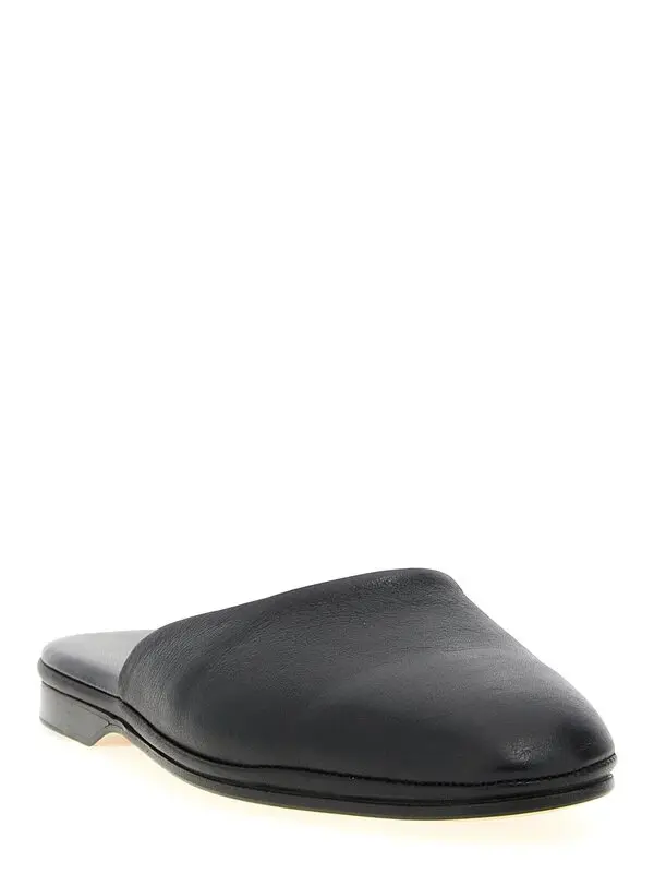 Brioni Leather Sabots