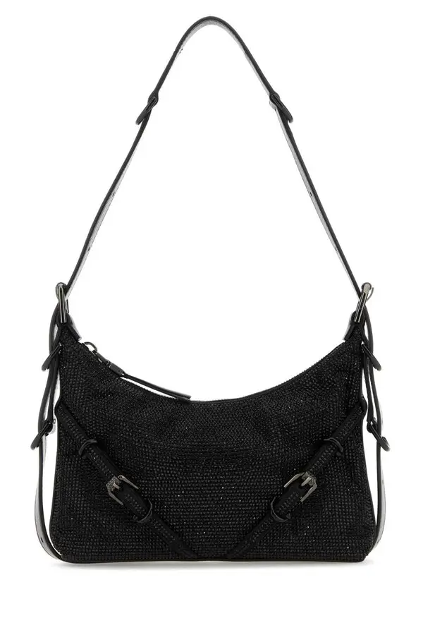 Givenchy Fabric Mini Voyou Shoulder Bag - Black