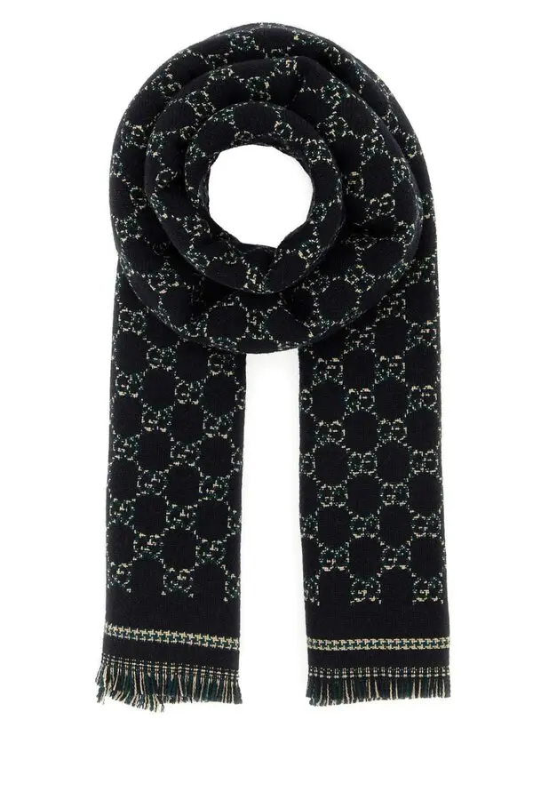 Gucci Gg Jacquard Scarf