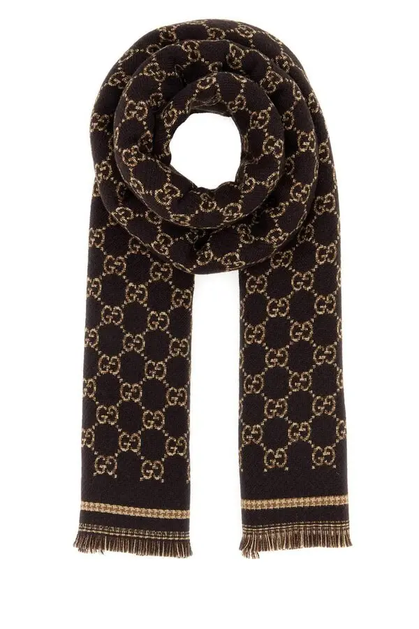 Gucci Gg Jacquard Scarf