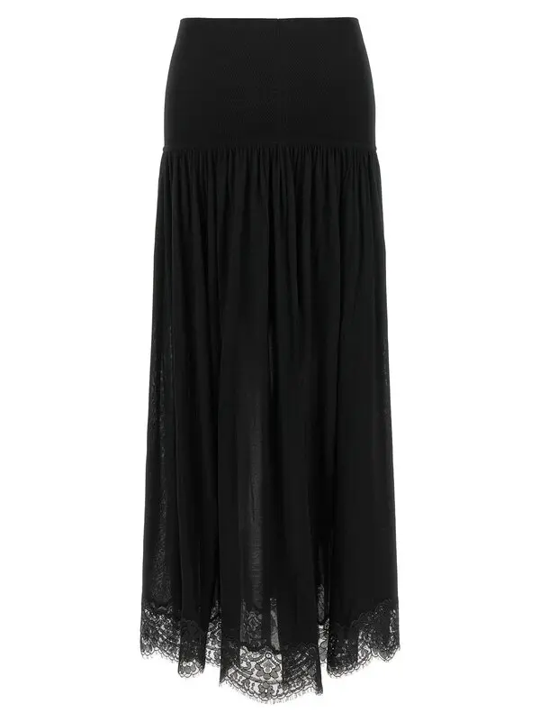 Zimmermann Valiant Long Skirt - Black