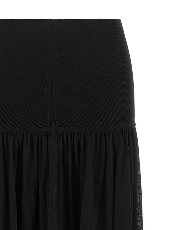 Zimmermann Valiant Long Skirt - Black