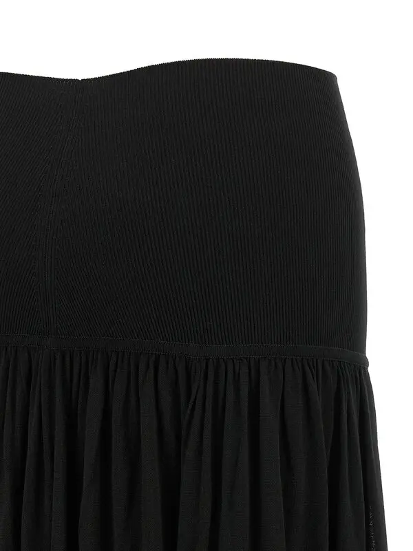 Zimmermann Valiant Long Skirt - Black