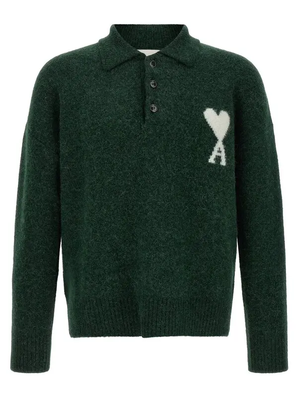 AMI Paris De Coeur' Polo Shirt