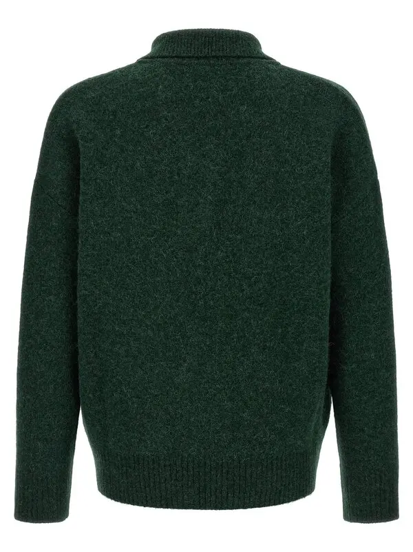 AMI Paris De Coeur' Polo Shirt - Green