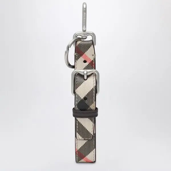 Burberry Beige Check Keychain