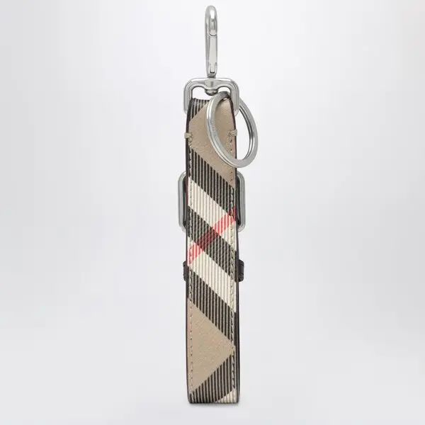Burberry Beige Check Keychain