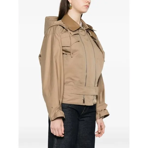 Fendi Neutrals Jackets Bomber Jackets
