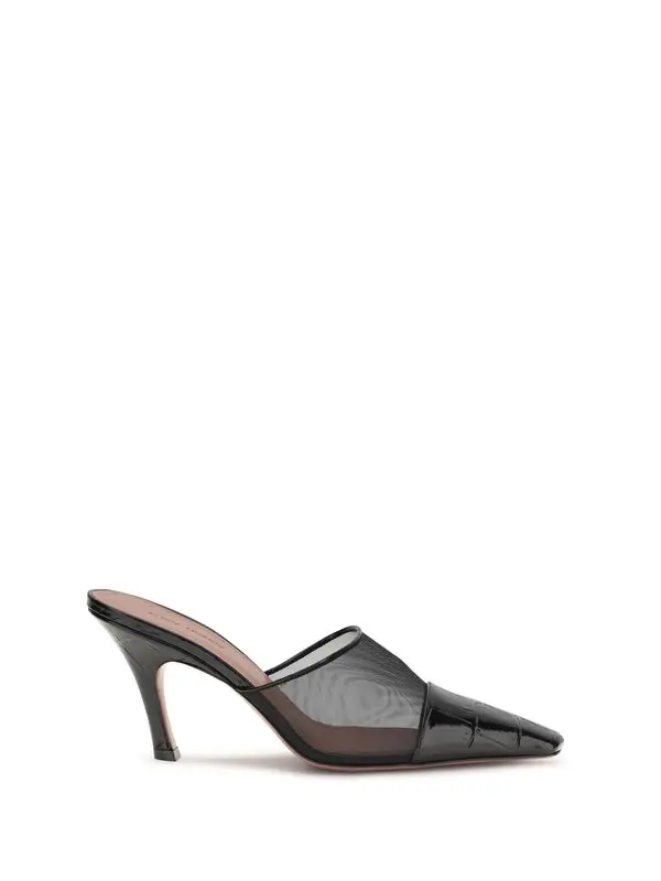 Amina Muaddi Jamie Mesh Mules