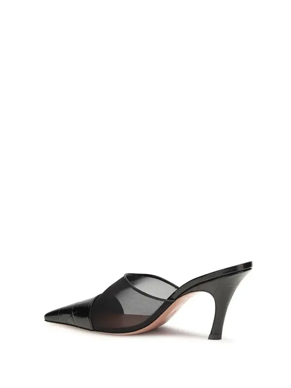 Amina Muaddi Jamie Mesh Mules