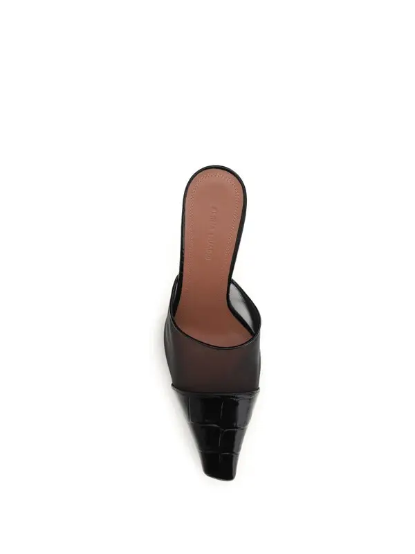 Amina Muaddi Jamie Mesh Mules