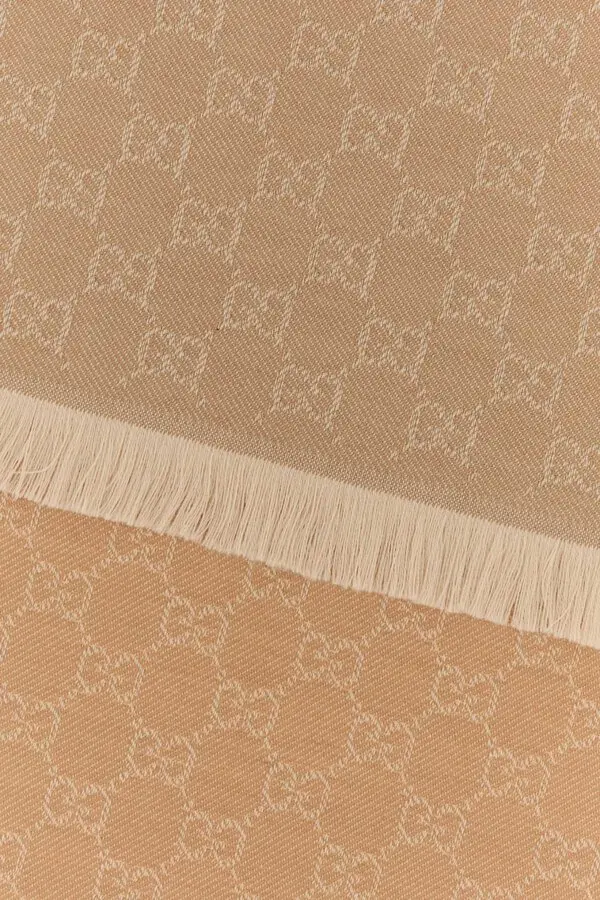 Gucci Embroidered Wool Scarf