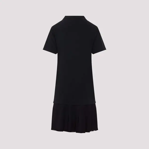 Balenciaga Layered Polo Mini Dress - Black