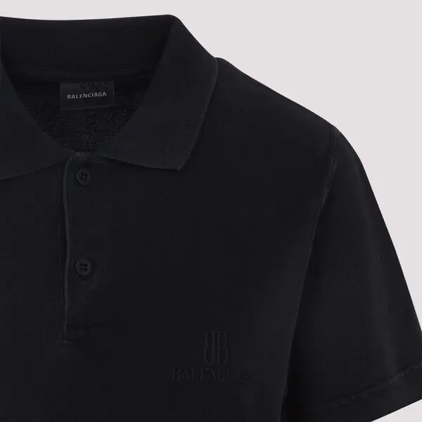 Balenciaga Layered Polo Mini Dress - Black
