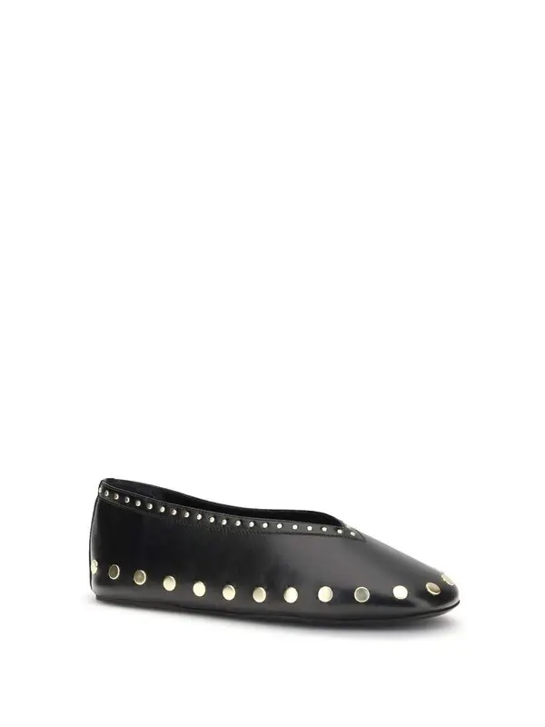 GANNI Jenny Ballerinas - Black