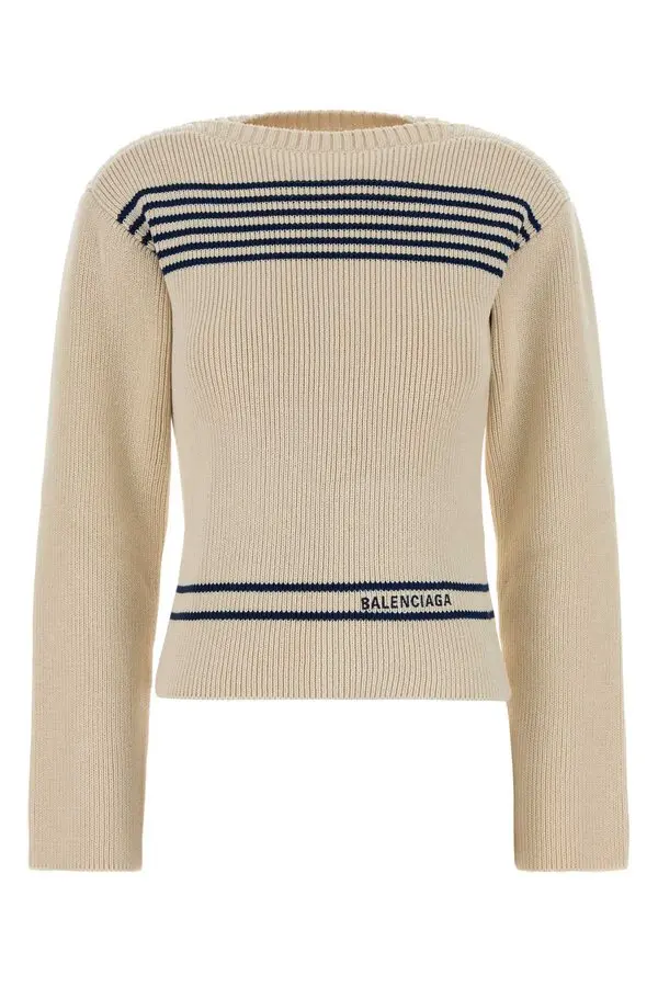 Balenciaga Sand Cotton Sweater