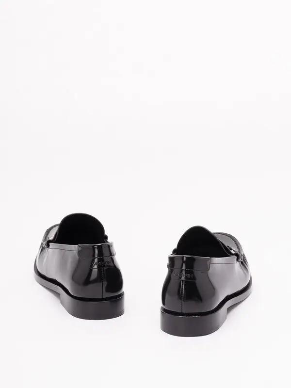 Saint Laurent Calf Leather Loafers - Multicolor