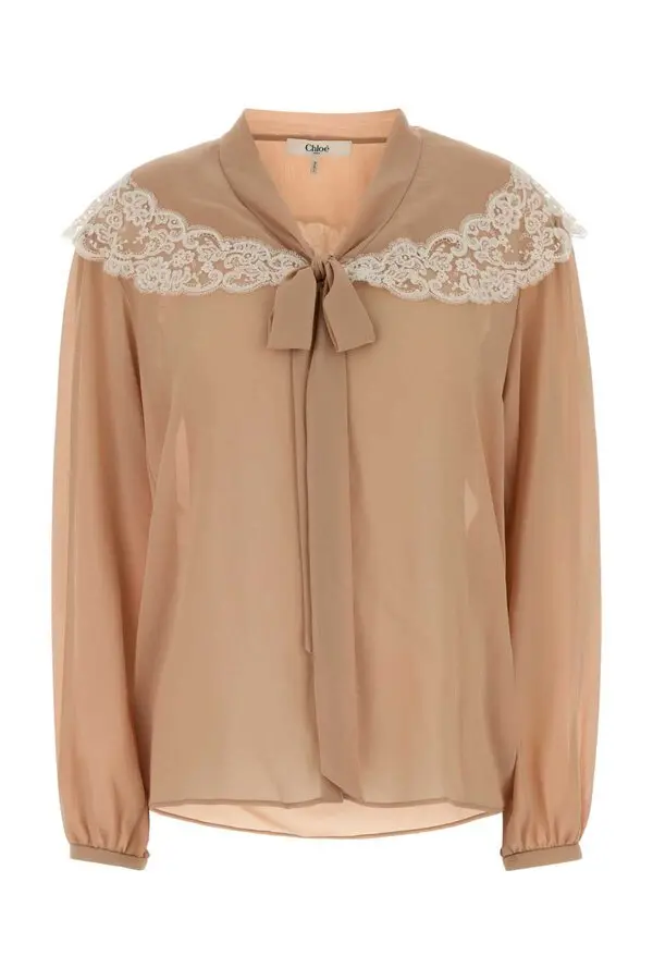 Chloé Skin Crepe Blouse