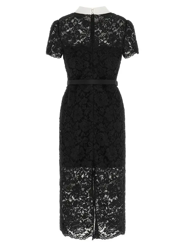 SELF-PORTRAIT Lace Midi Dress