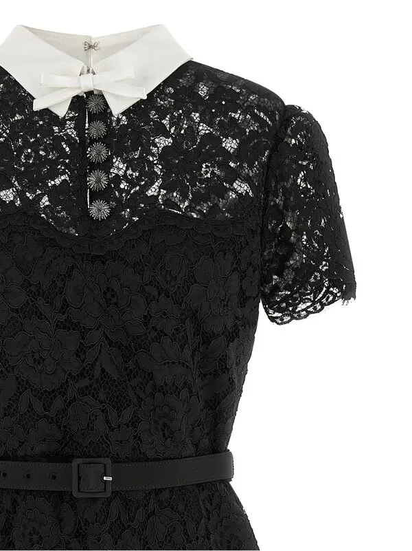 SELF-PORTRAIT Lace Midi Dress