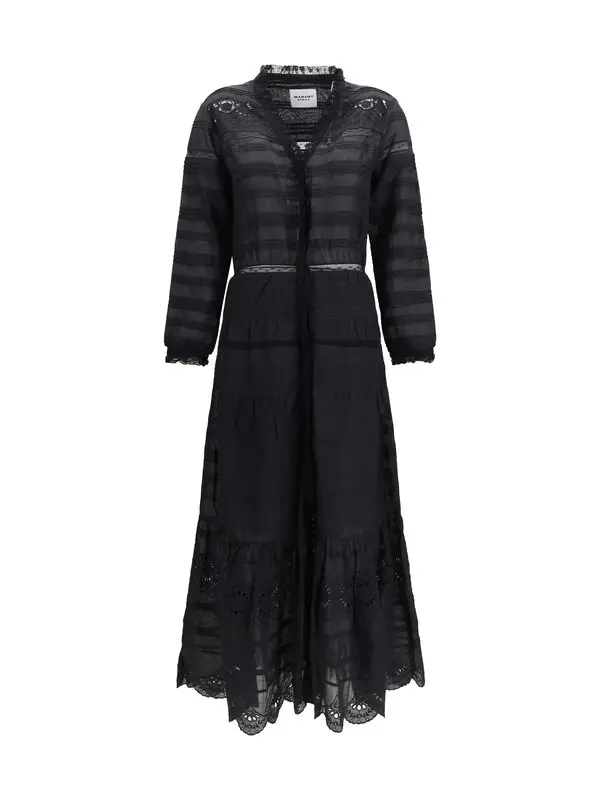 Isabel Marant Étoile Daniva Cotton Shirt Dress - Black
