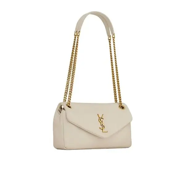 Saint Laurent Calypso Small Bag - Cream