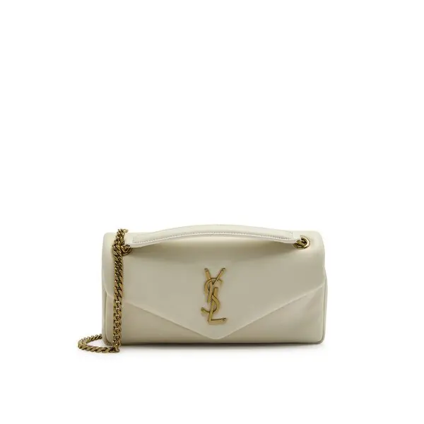 Saint Laurent Calypso Small Bag - Cream