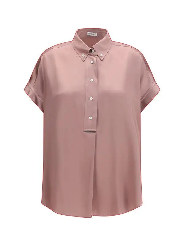Brunello Cucinelli Silk Shirt - Pink